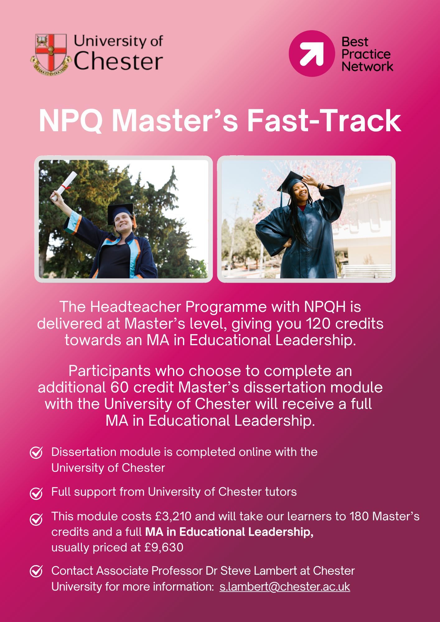 Headteacher Programme with NPQH | Best Practice Network