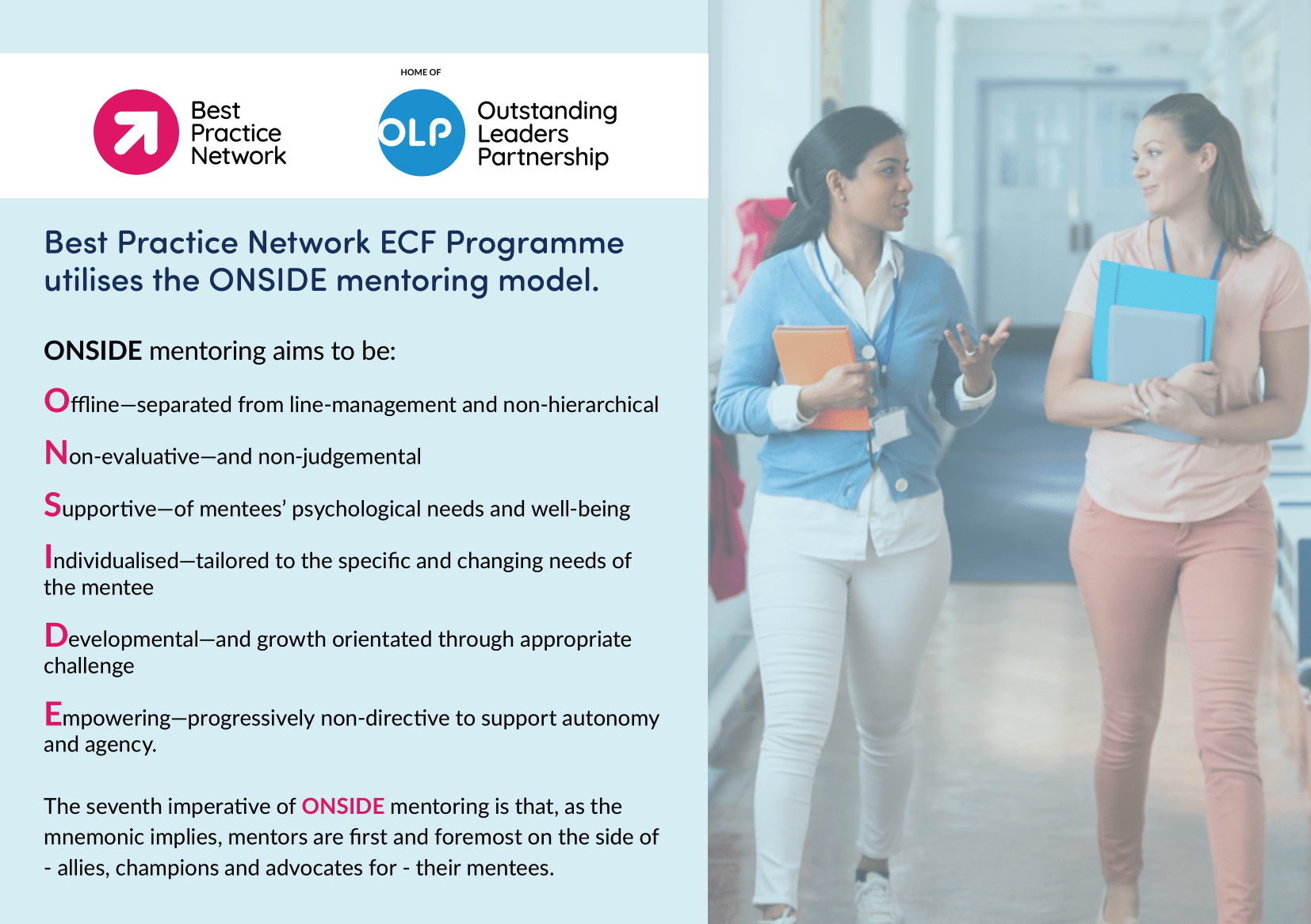 ECF Programme Overview for Early Career Mentors