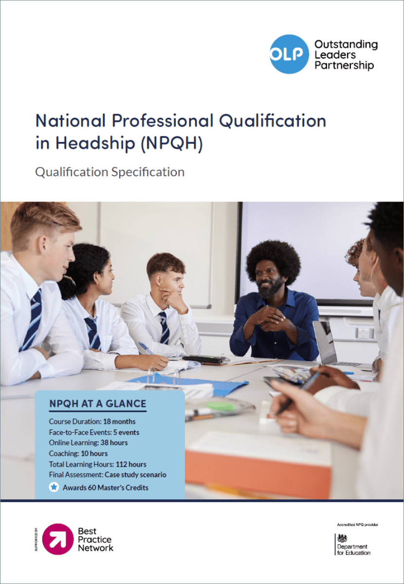 National Professional Qualification for Headship NPQH | Best Practice ...
